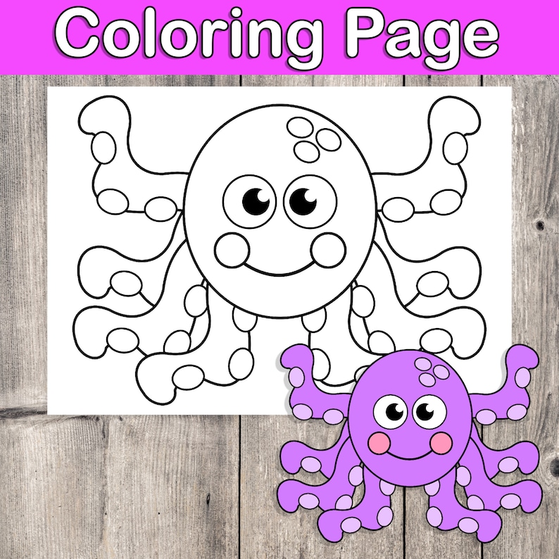 Octopus Craft, Ocean Animal Printables, Homeschool Printables, Summer ...
