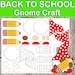 Back to School Craft, Gnome Craft, School Gnomes, Bulletin Board Decor ...