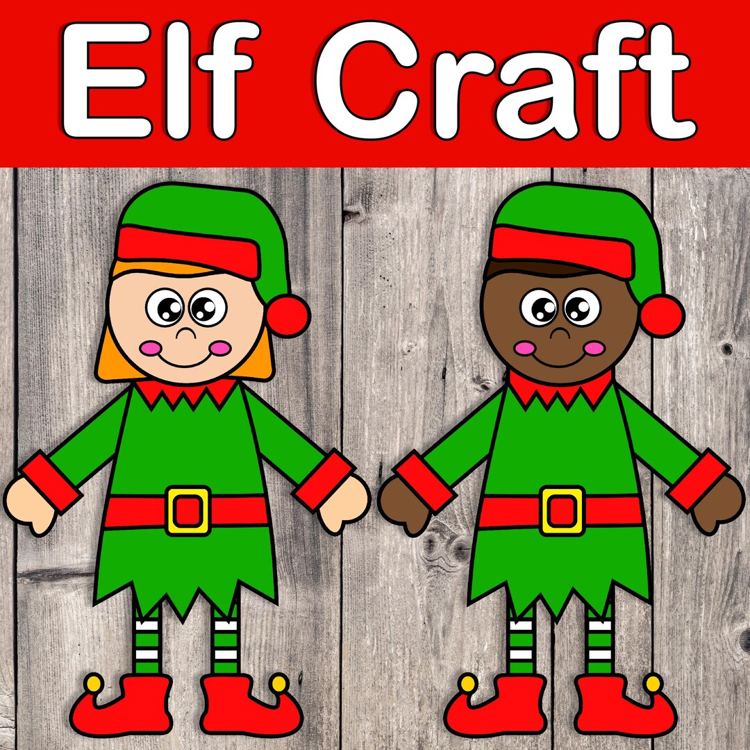 Christmas Elf Craft, Build an Elf, Christmas Activity, Christmas ...