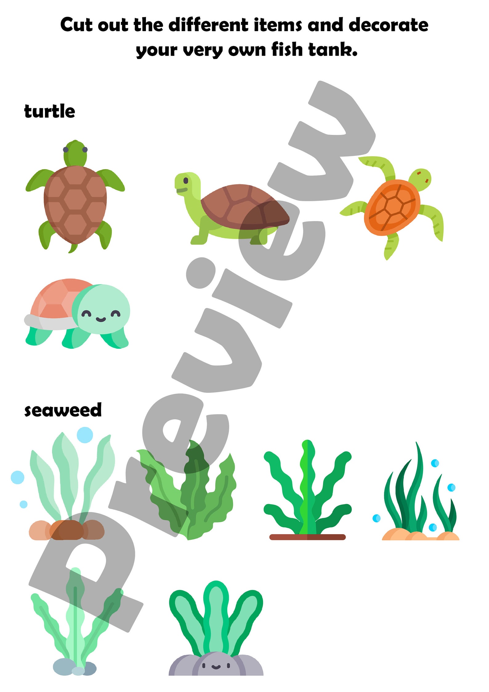 Build a Fish Tank Craft for Kids - Kids Activity, Homeschool Art ...