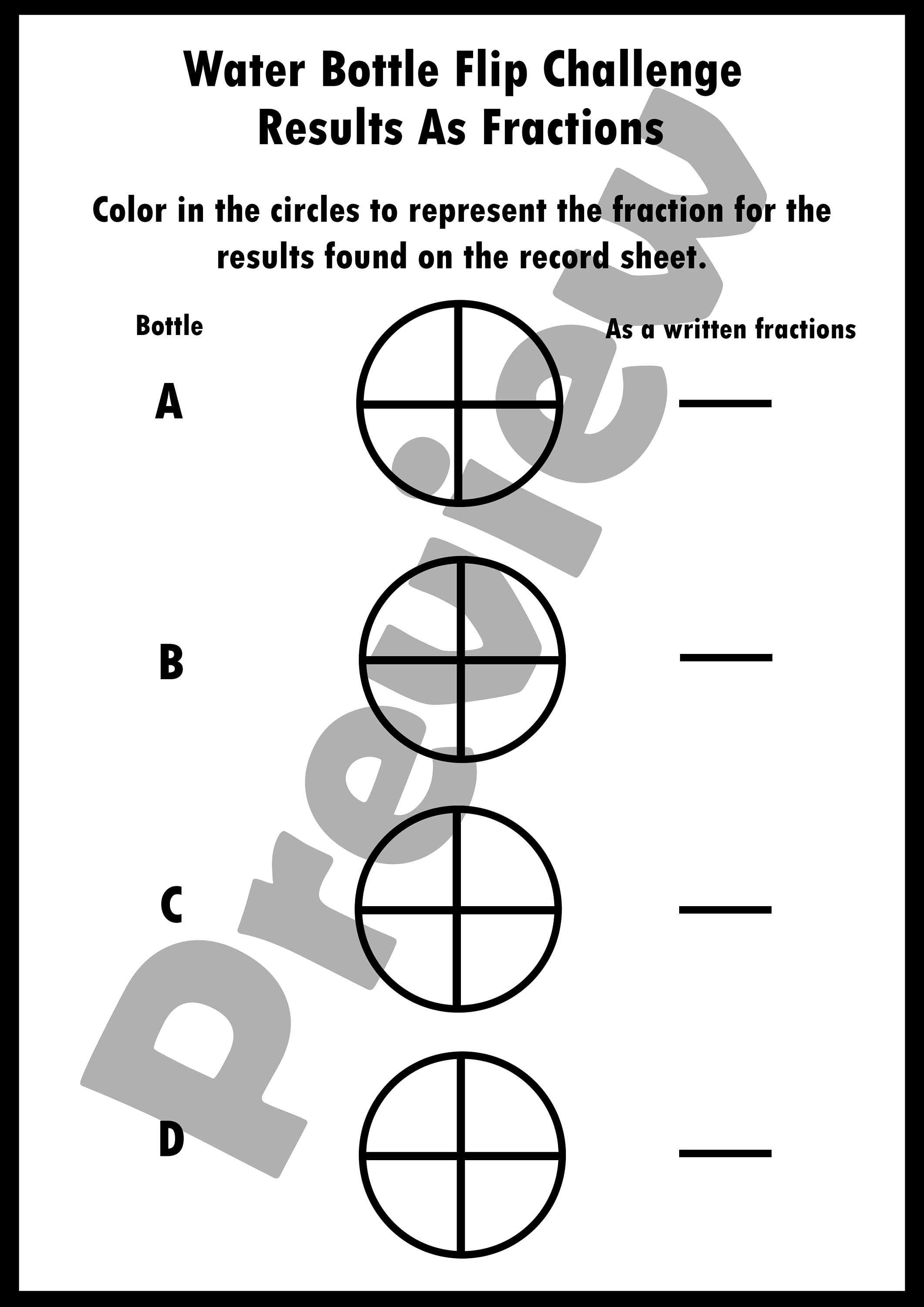 Water Bottle Flip STEM Challenge / End of the Year Activity / Game ...