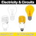 Electricity and Circuits Clipart Set - School PNG - Bulletin Board ...