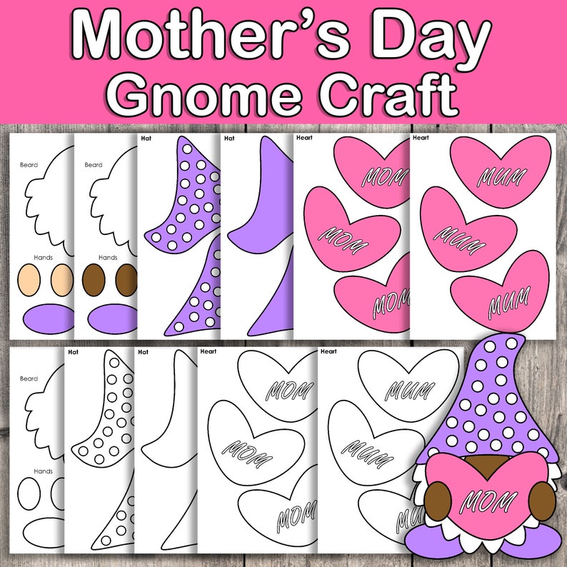 Mother's Day Craft, Homeschool, Mother's Day Activities, Mother's Day ...