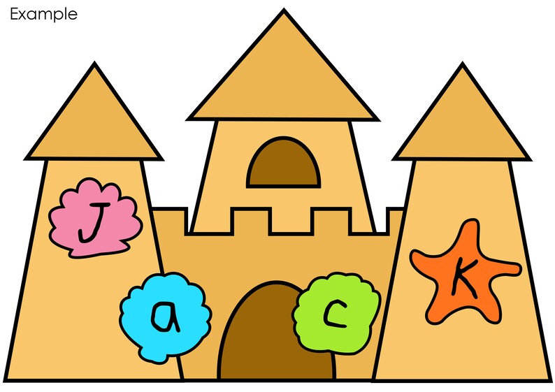 Sandcastle Craft, Summer Craft, Name Craft, Homeschool Activity ...