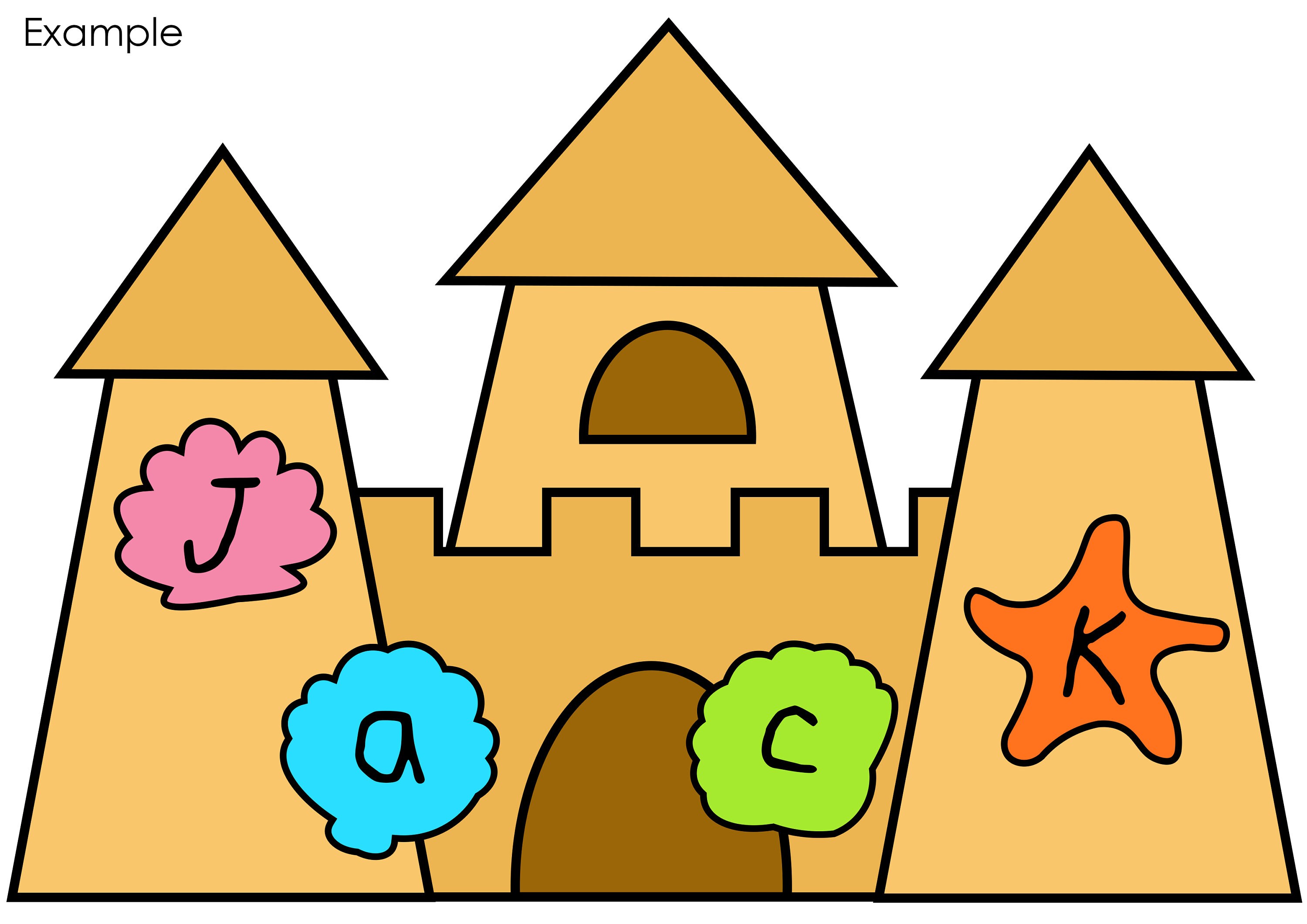 Sandcastle Craft, Summer Craft, Name Craft, Homeschool Activity ...