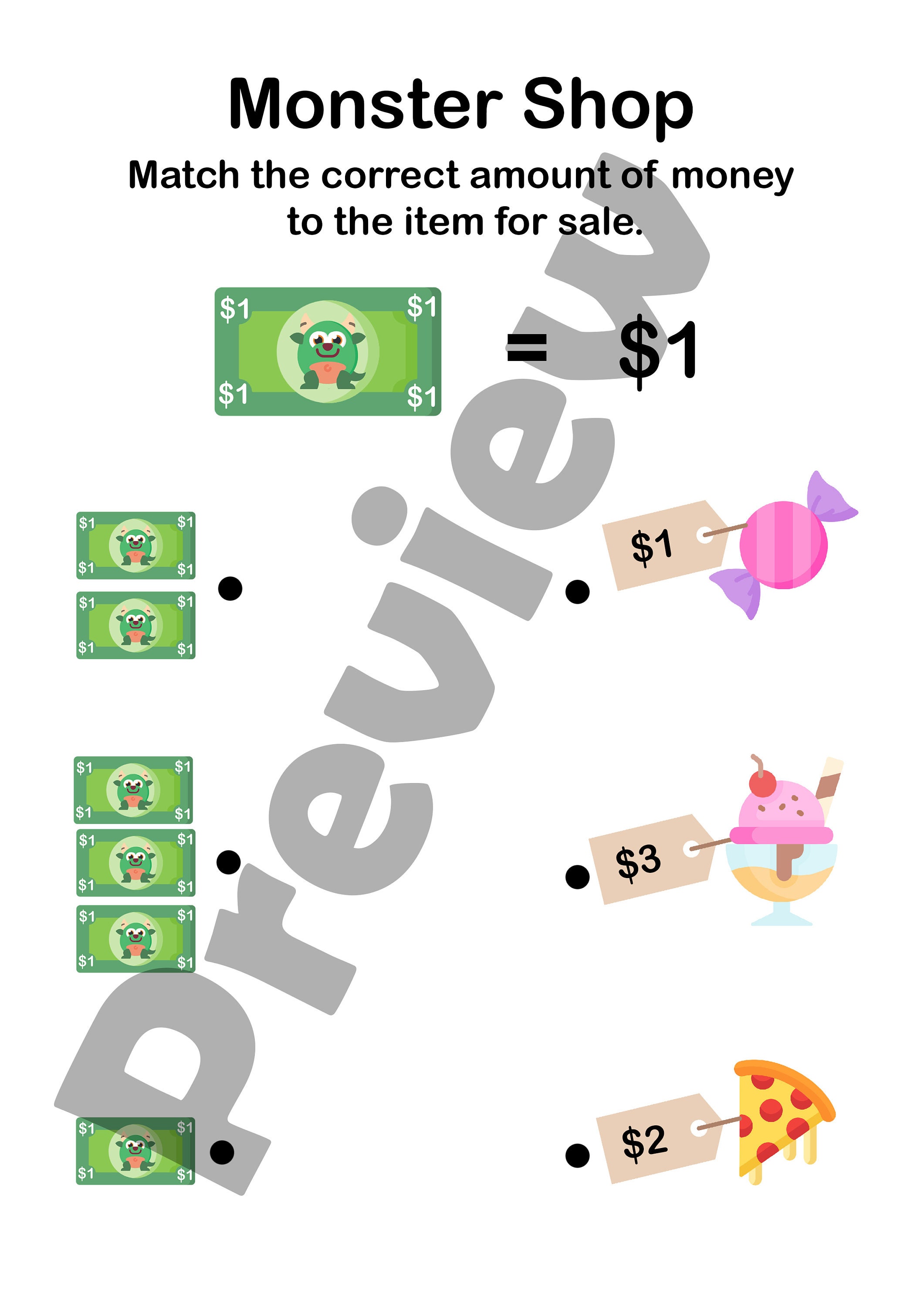 Math Activities for Kindergarten - Monster Mathematics - Math ...