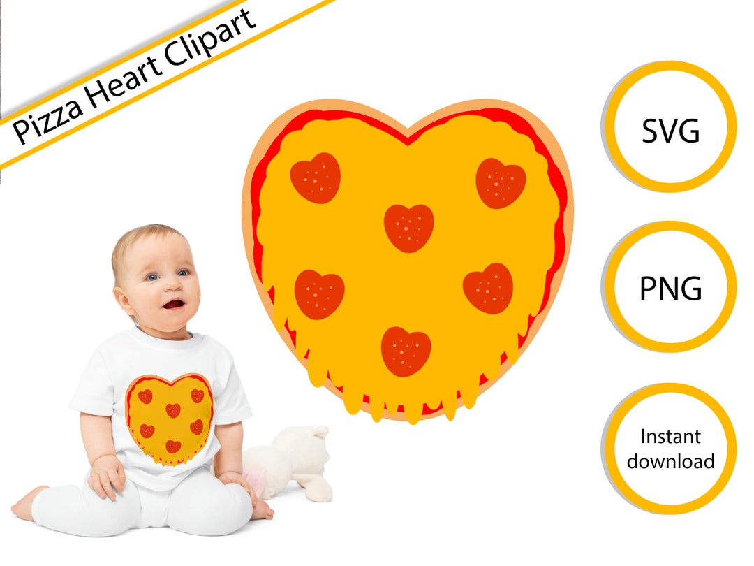 Valentine's Day SVG, Svg for Cricut, Svg for T-shirt, Pizza Clipart ...