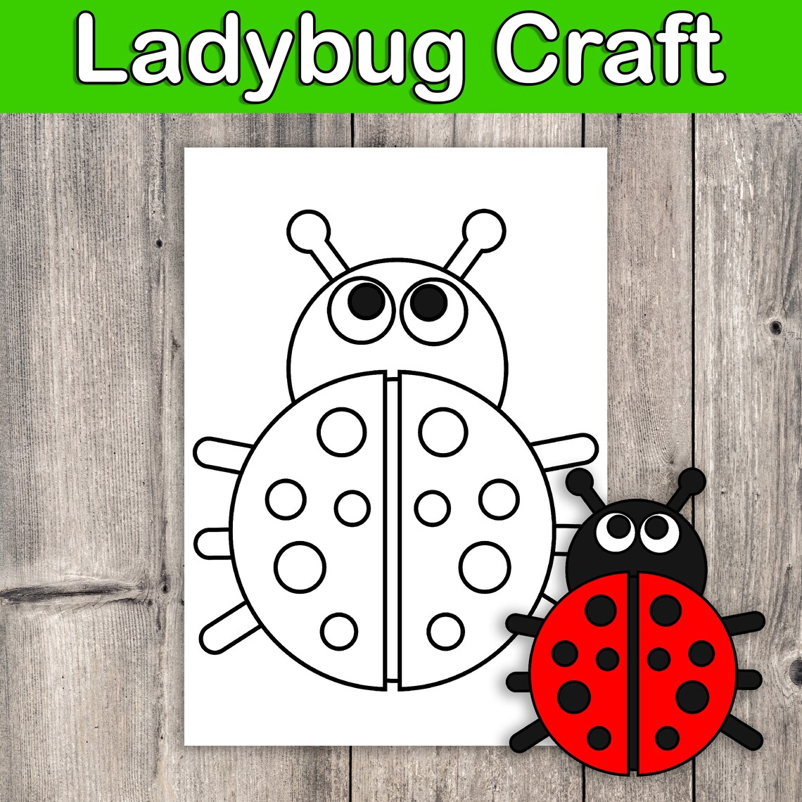 Ladybug Craft, Ladybug Life Cycle, Spring Craft Activity, Homeschool ...