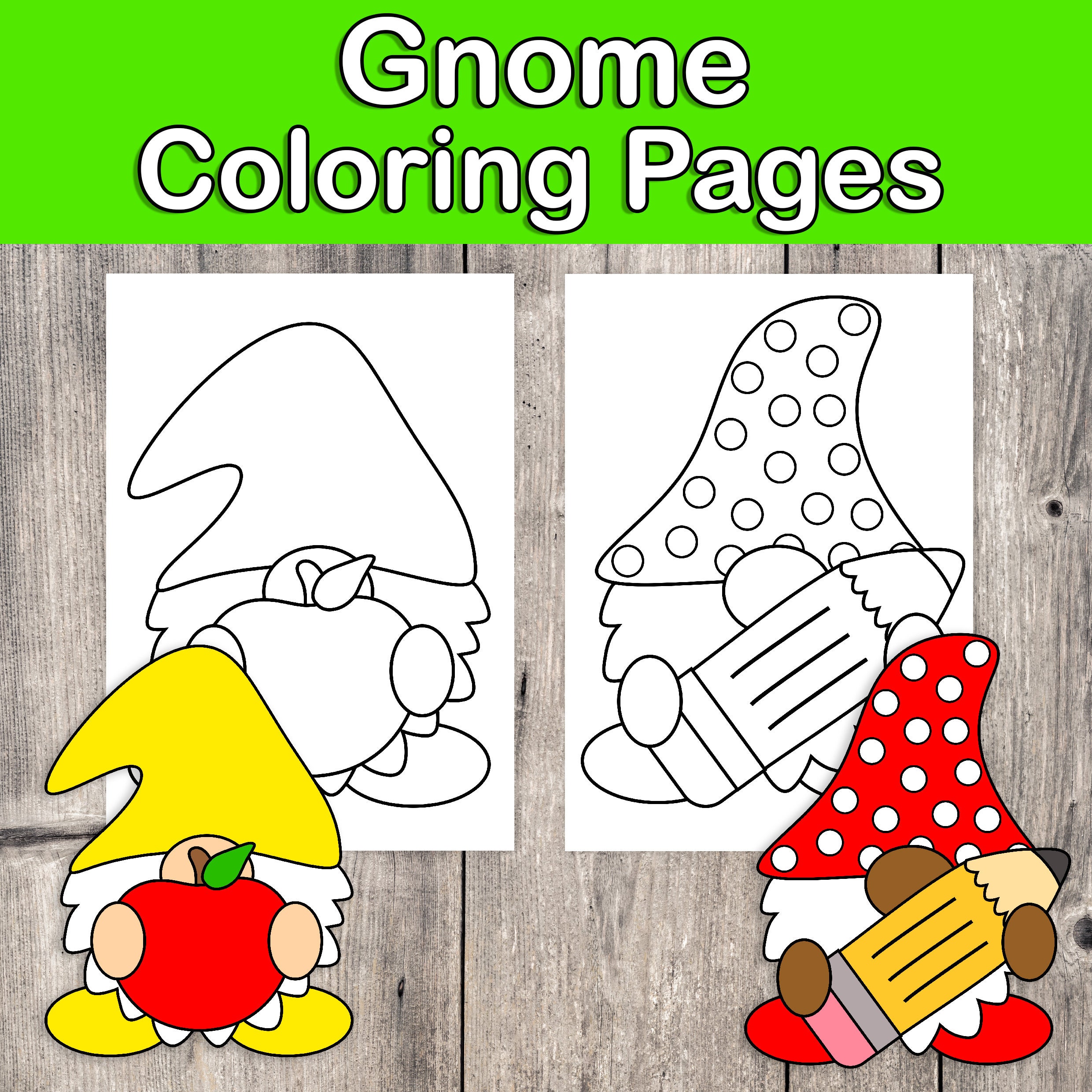 Back to School Craft, Gnome Craft, School Gnomes, Bulletin Board Decor ...