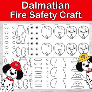 Dalmatian Craft, Homeschool Activity, Summer School, Bulletin Board ...