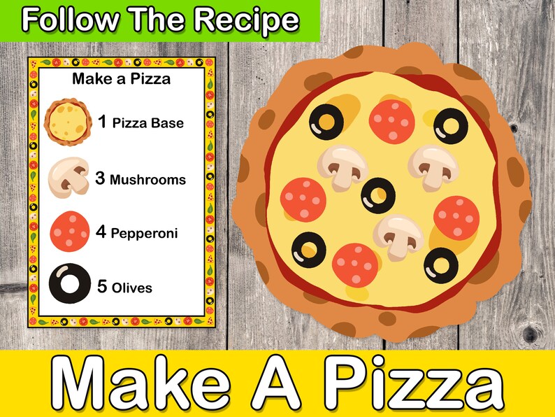Make A Pizza, Pretend Play, Toddler Activities, Busy Book, Homeschool ...