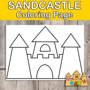 Sandcastle Craft, Summer Craft, Name Craft, Homeschool Activity ...