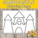 Sandcastle Craft, Summer Craft, Name Craft, Homeschool Activity ...