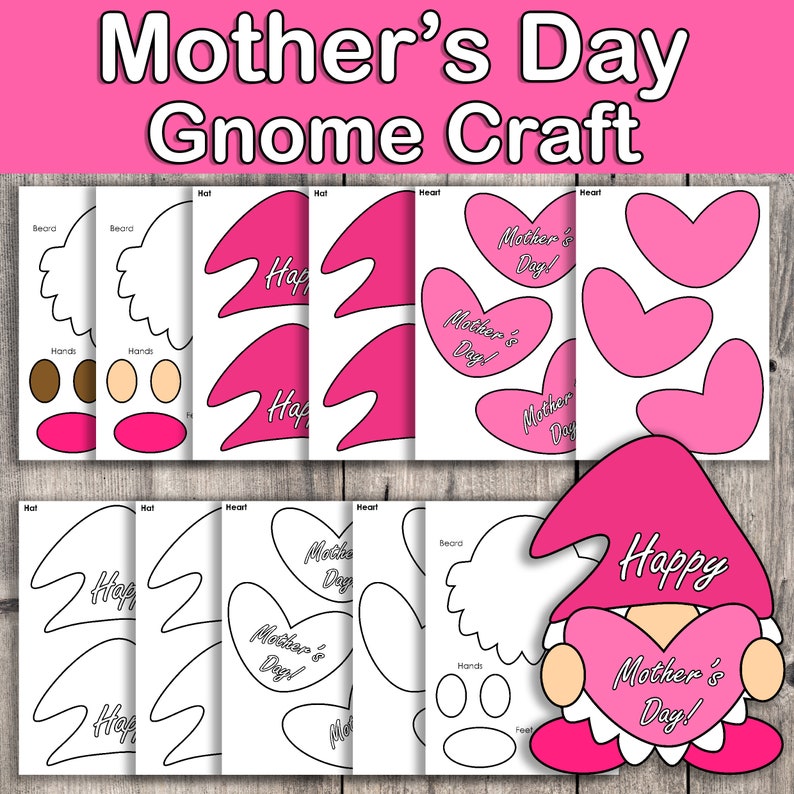 Mother's Day Craft, Homeschool, Mother's Day Activities, Mother's Day ...