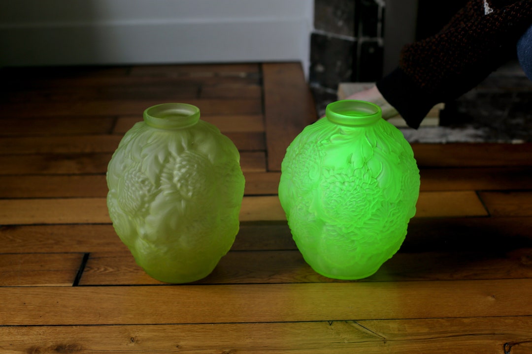 Rare Pair of Uraline Vases From the Art Deco Period - Etsy