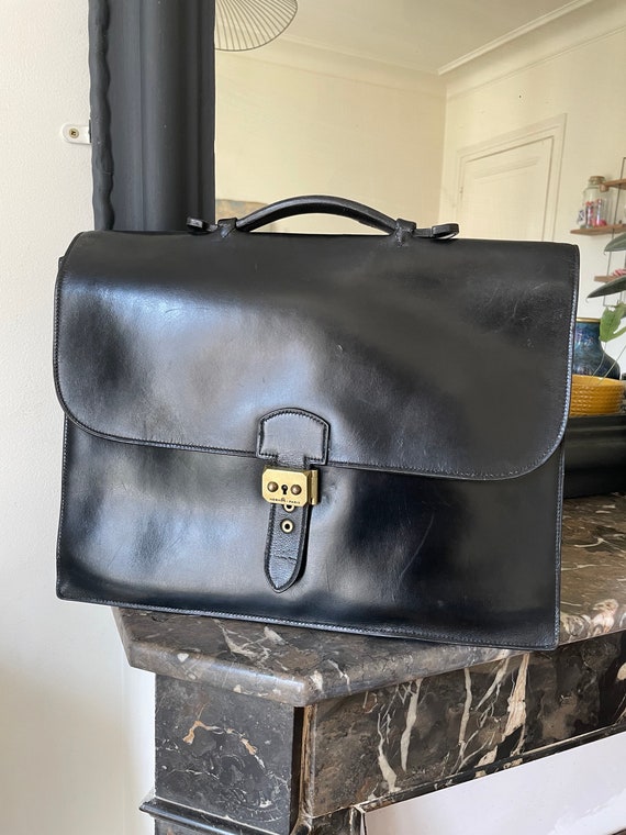 sac cartable en cuir - Gem