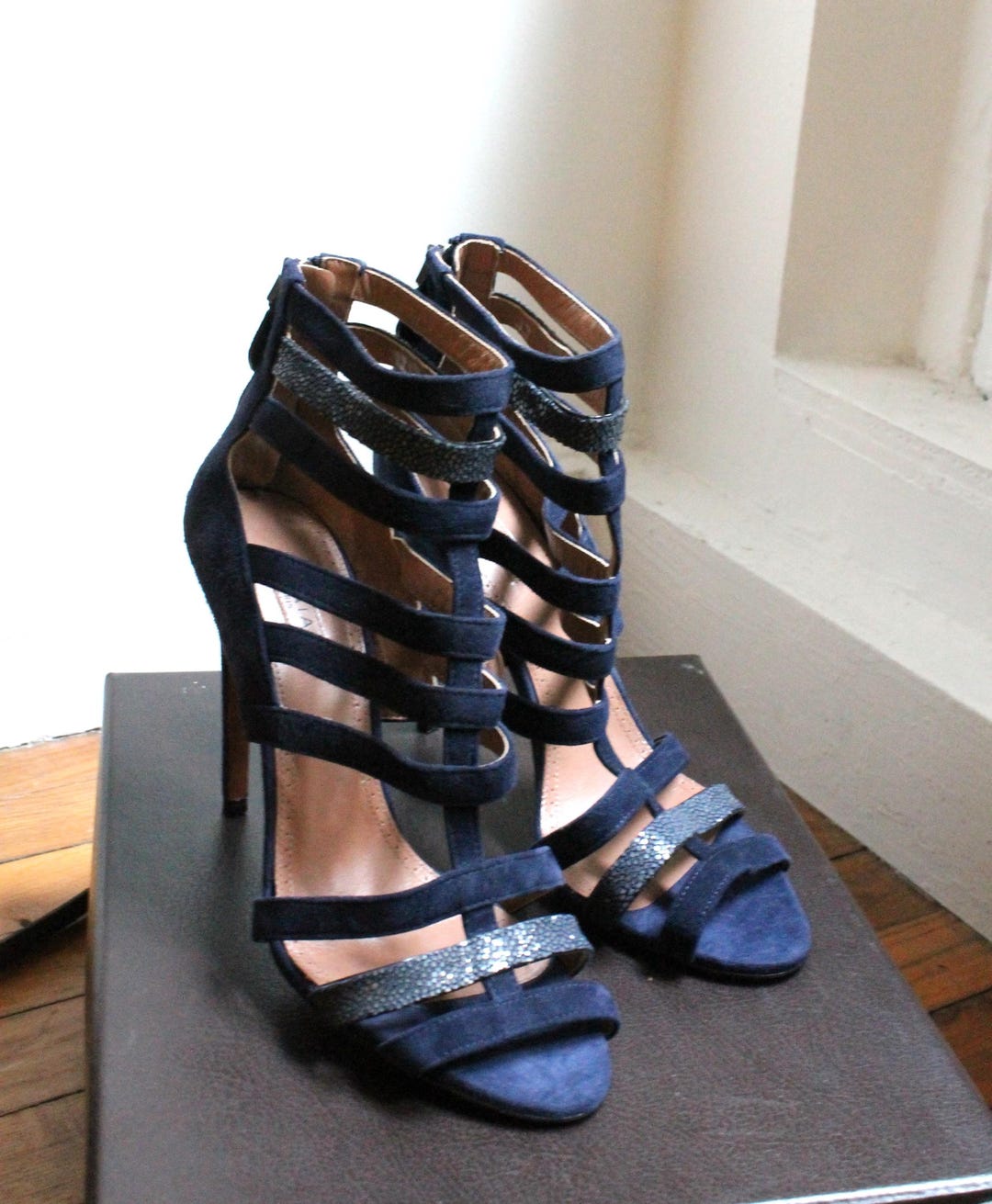 Alaïa Blue Leather Pumps With Box Size 39 - Etsy