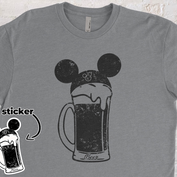Mickey Beer Svg - Etsy