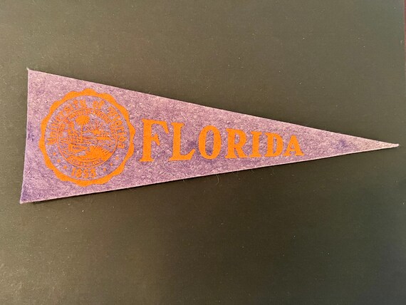 Vintage Florida Gators Pennant - Etsy