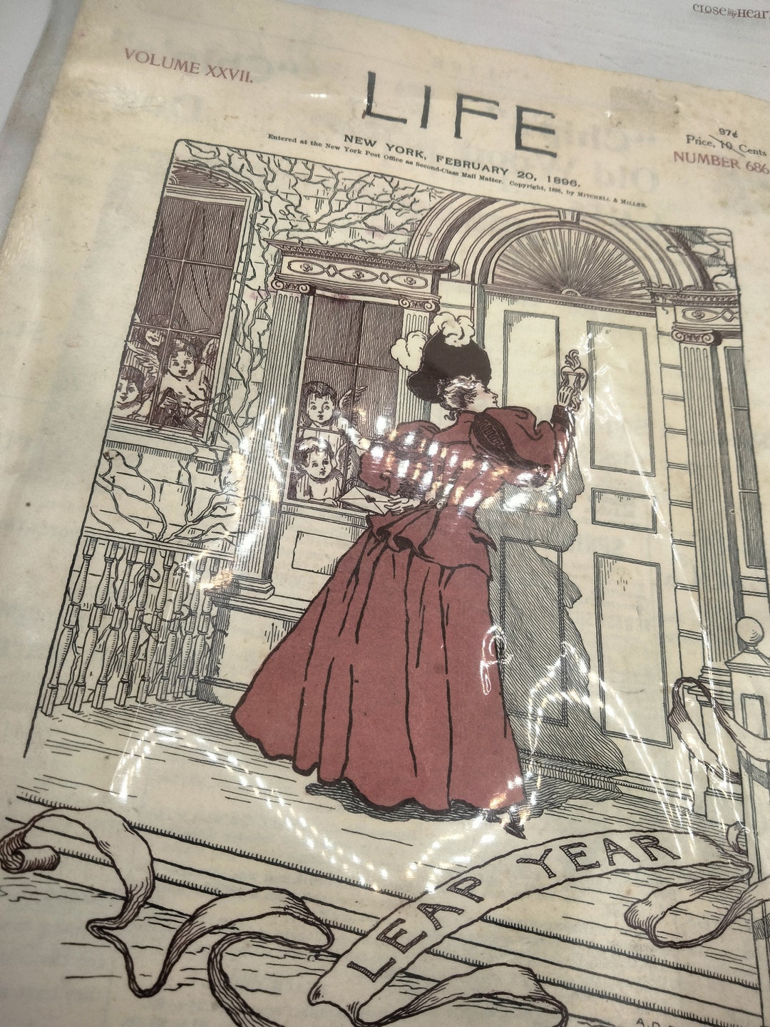 Antique LIFE Feb. 1896 Magazine Edition - Etsy