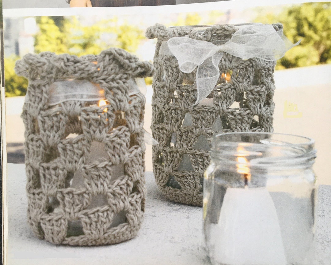Vintage Crochet Pattern/tealight Holder Crochet Pattern/crochet Pattern ...