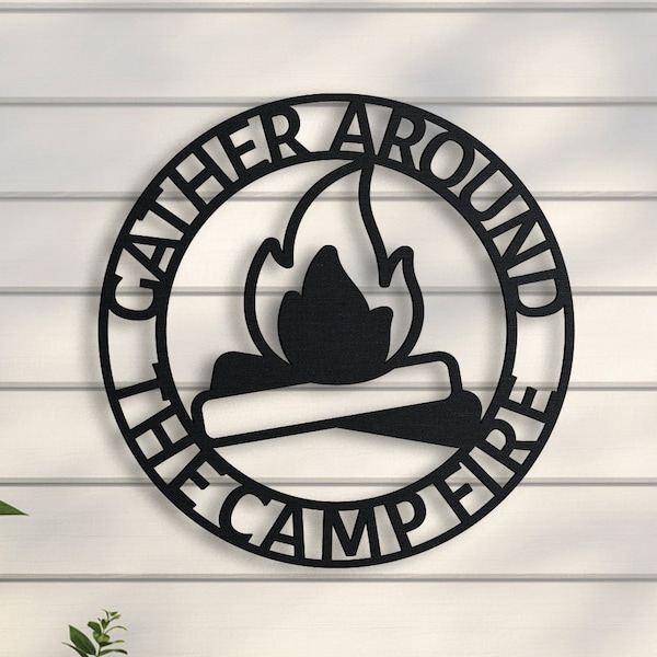 Campfire Sign - Etsy