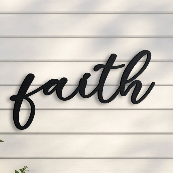 Faith Sign - Etsy