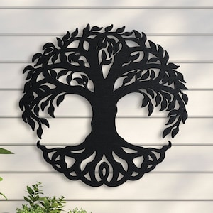 Metal Tree of Life Sign, Personalized Tree of Life Sign, Tree Sign ...
