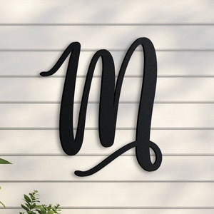 Metal Monogram Sign, Custom Metal Sign, Metal Name Sign, Initial Sign ...