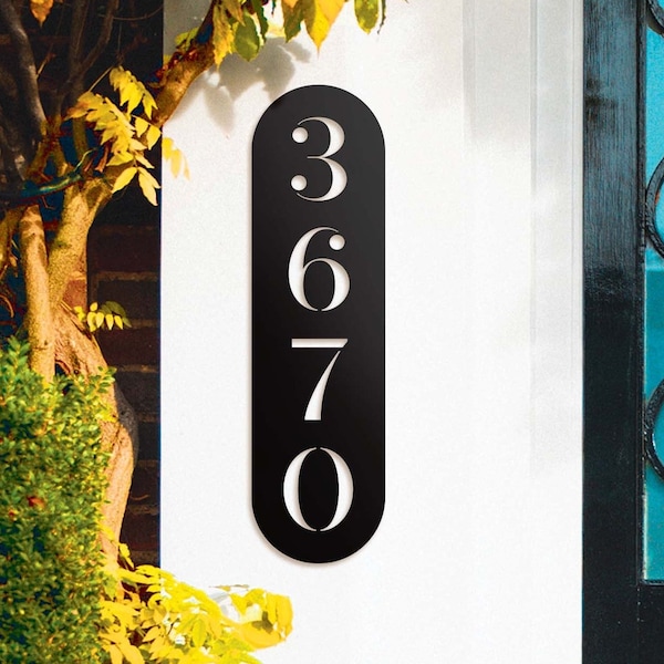 House Numbers Vertical - Etsy