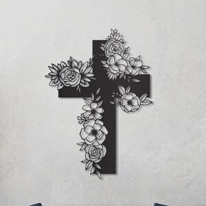 Christian Cross Sign, Metal Cross Sign, Metal Christian Sign, First ...