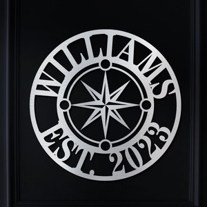 Metal Nautical Sign, Custom Metal Sign, Custom Nautical Sign, Family ...