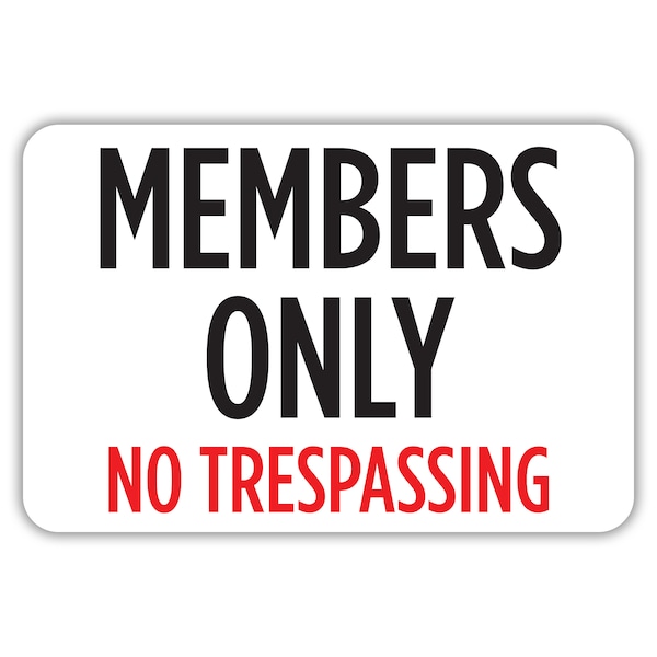 Members Only Sign - Etsy