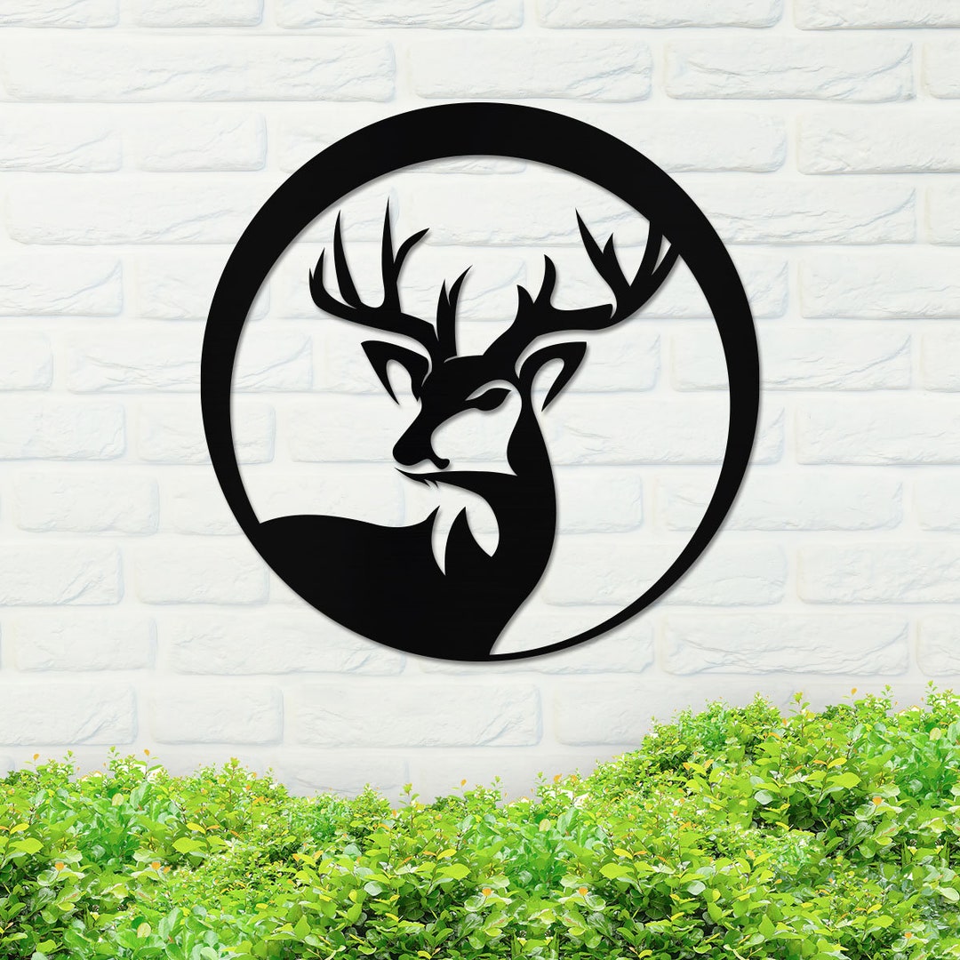 Metal Deer Sign, Deer Metal Sign, Metal Family Sign, Housewarming Gift ...