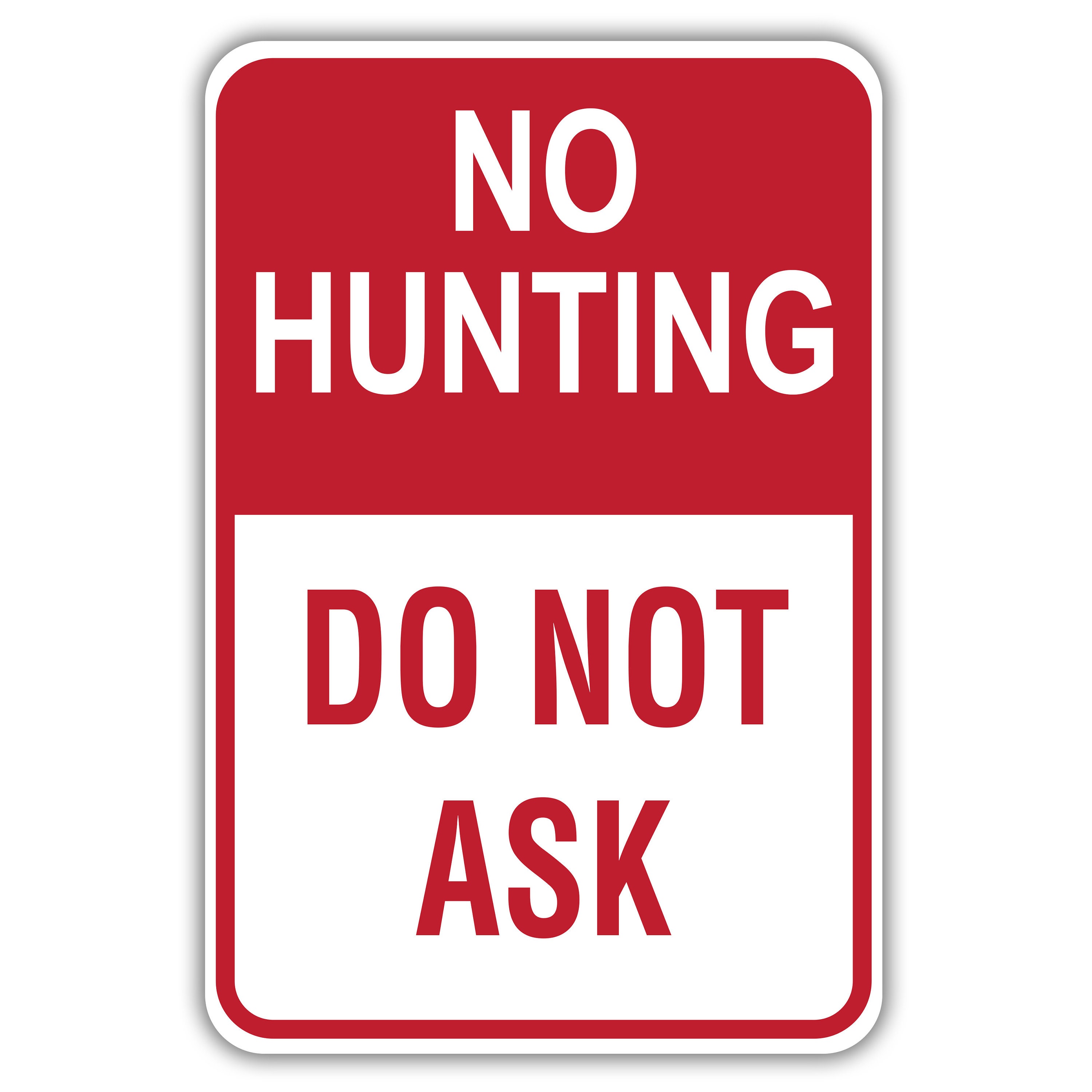 No Hunting Symbol