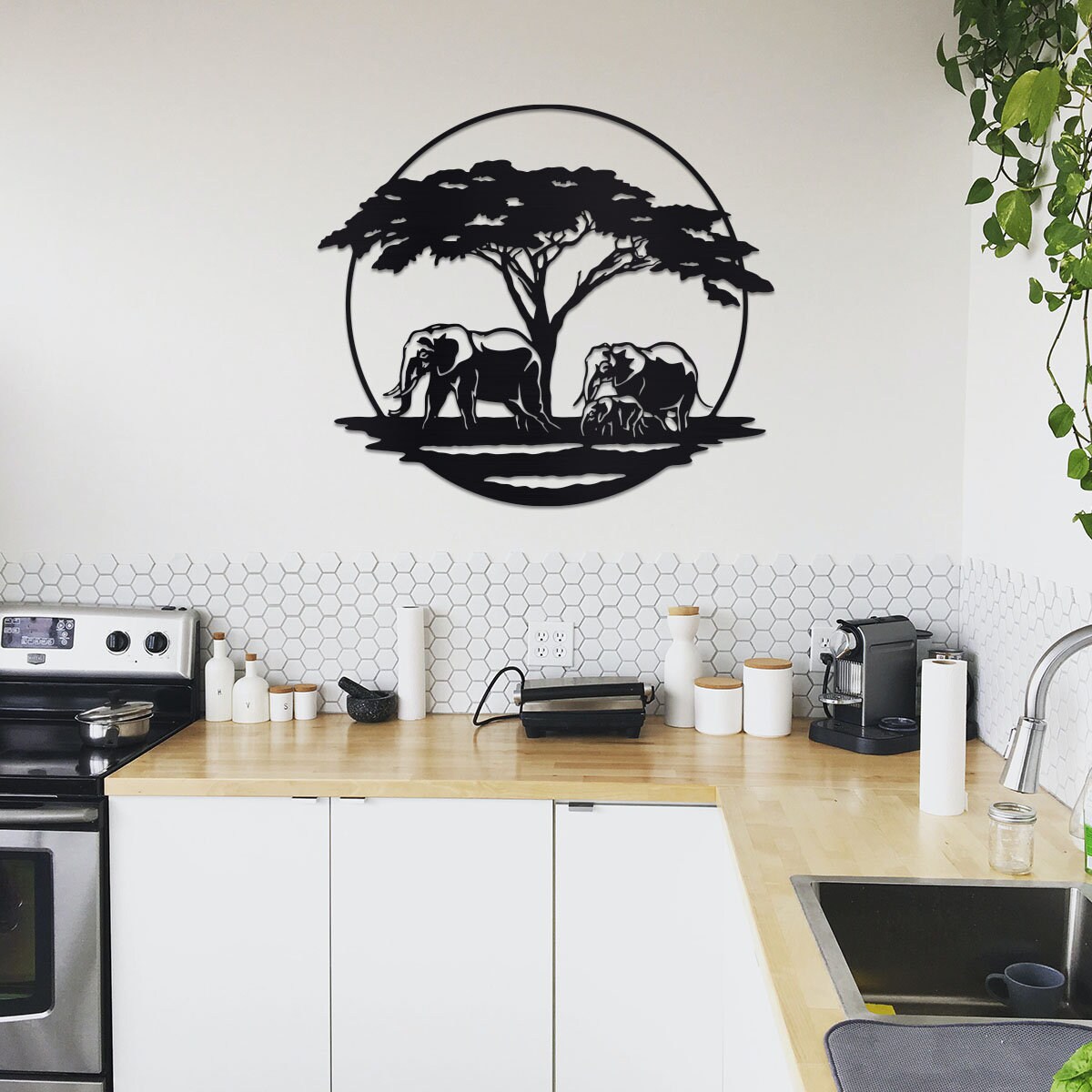 Metal Elephant Sign Elephant Metal Sign Metal Wall Art - Etsy