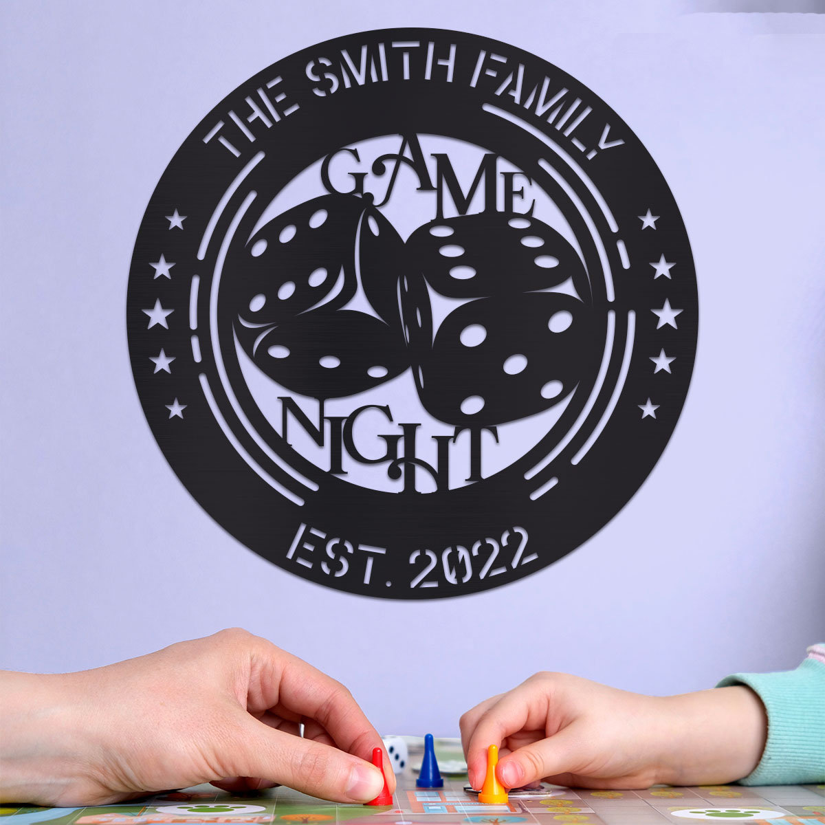 Metal Game Night Sign Custom Game Night Sign Metal Game - Etsy