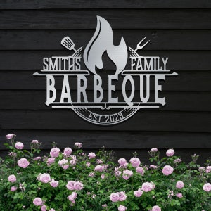 Metal BBQ Sign, Metal Grill Sign, Housewarming Gift, Grilling Gift ...