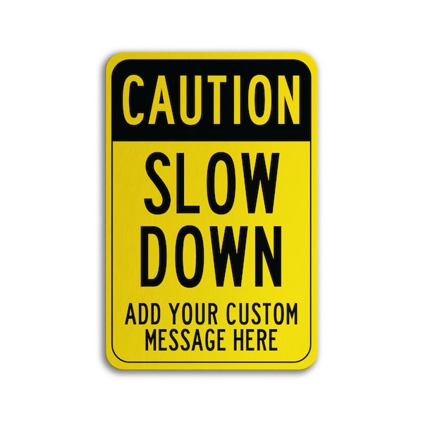 Slow Down Signs - Etsy