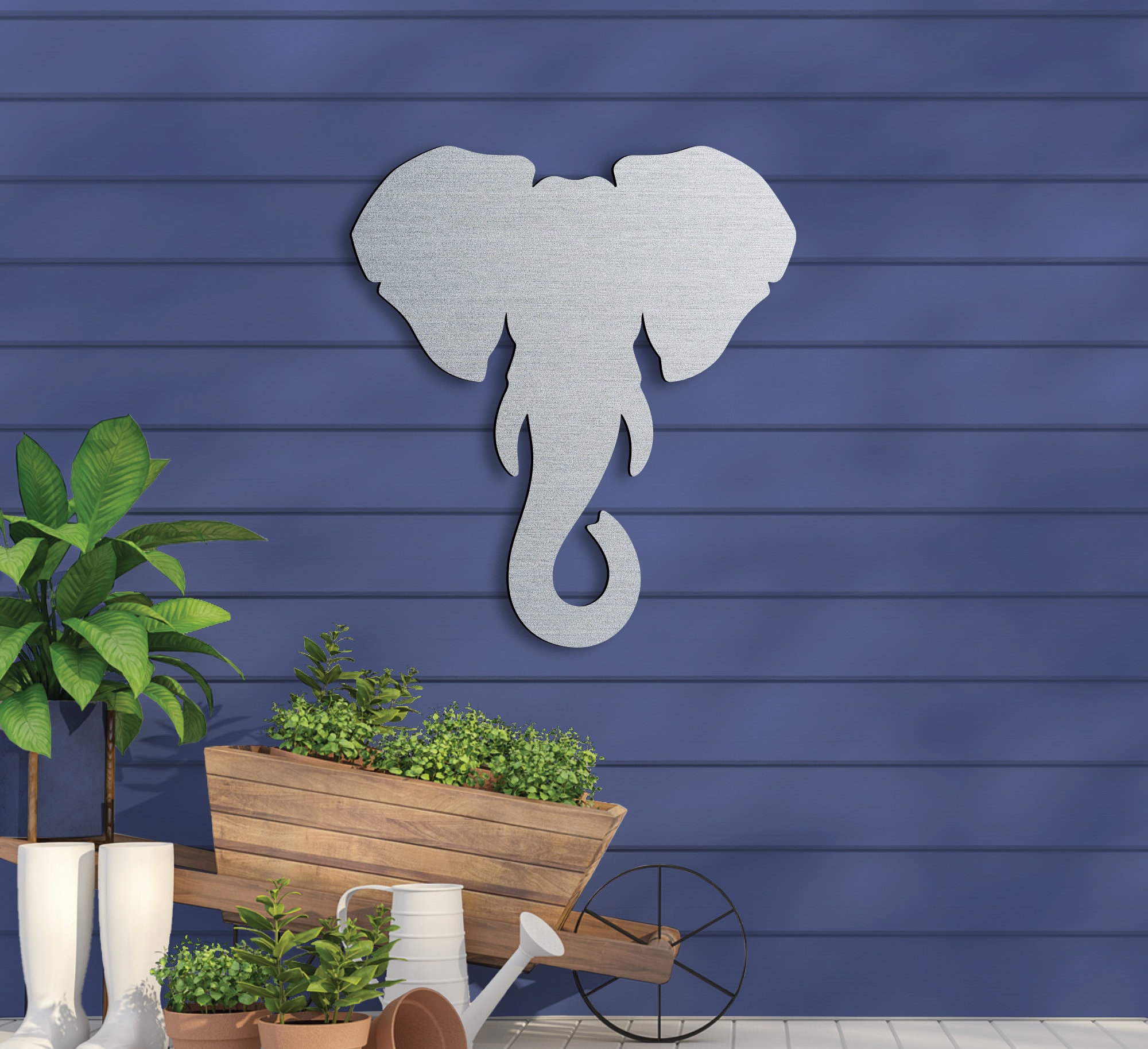 Metal Elephant Sign Black Metal Elephant Sign Elephant Sign - Etsy