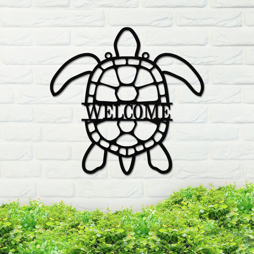Metal Welcome Sign, Welcome Sign, Metal Front Door Sign, Home Decor ...