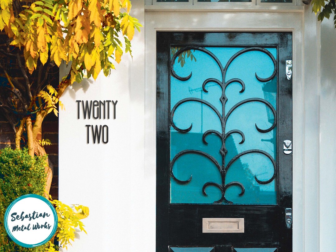 Modern House Numbers, HDPE Numbers, Long Lasting, Number Sign, Address ...