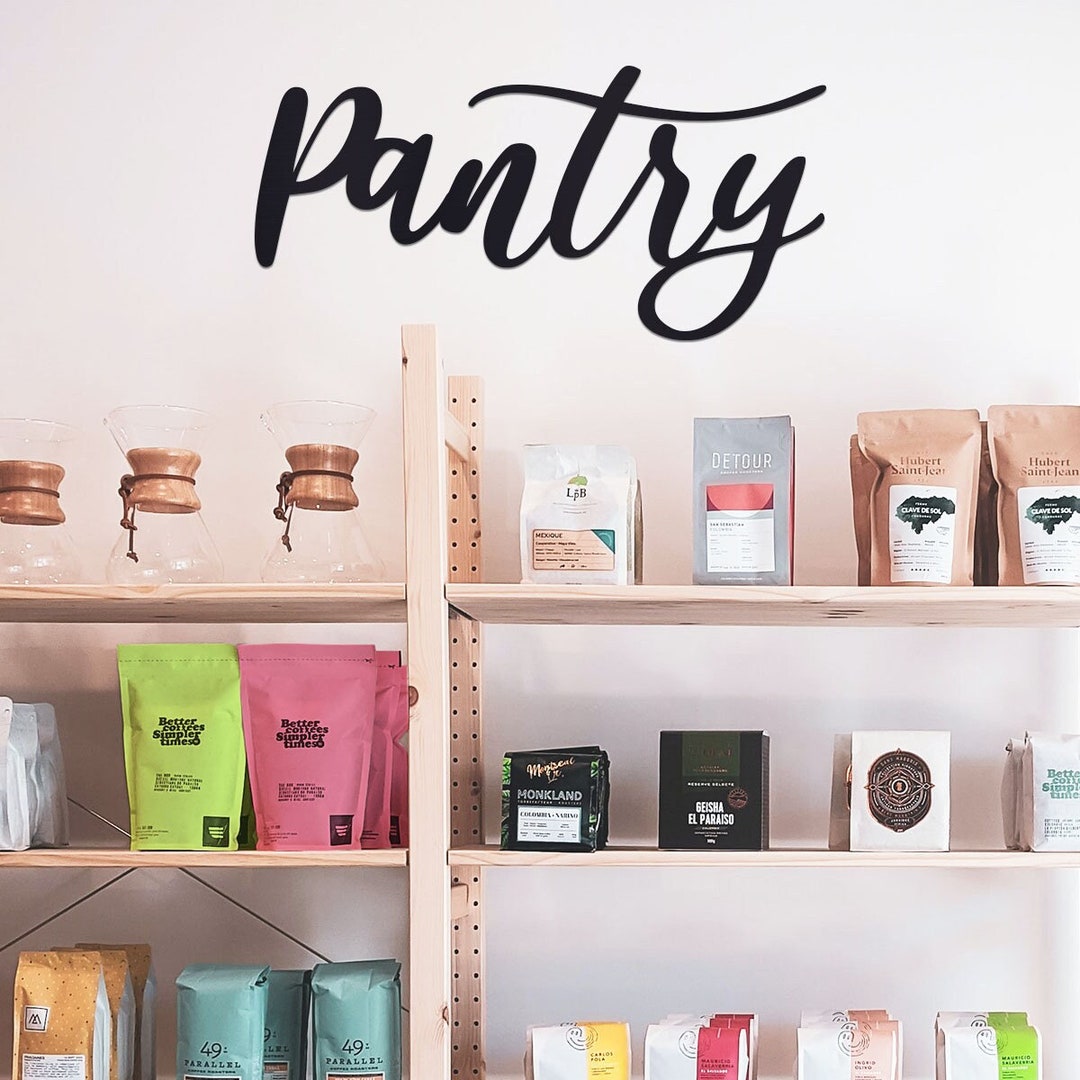 Metal Pantry Sign Pantry Sign Metal Kitchen Sign Home Decor - Etsy