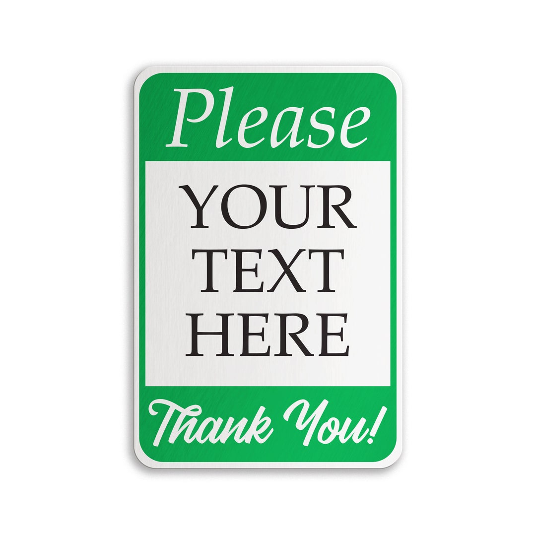 Custom Please Sign - Etsy