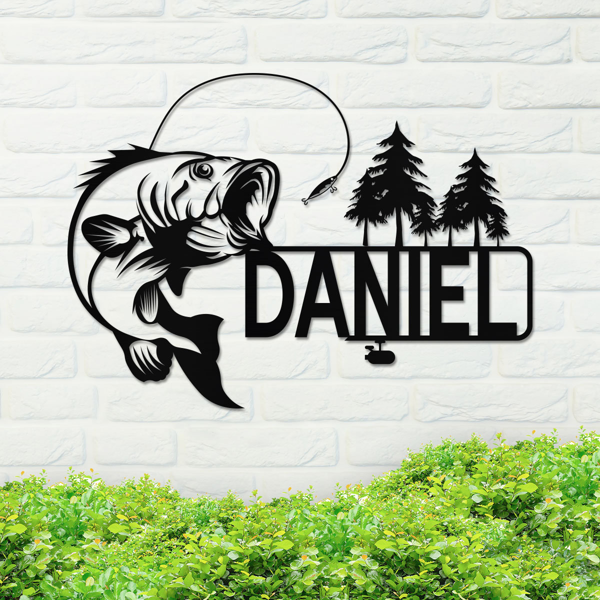 Custom Metal Fishing Sign, Fishing Sign, Metal Fish Sign, Metal Fish ...