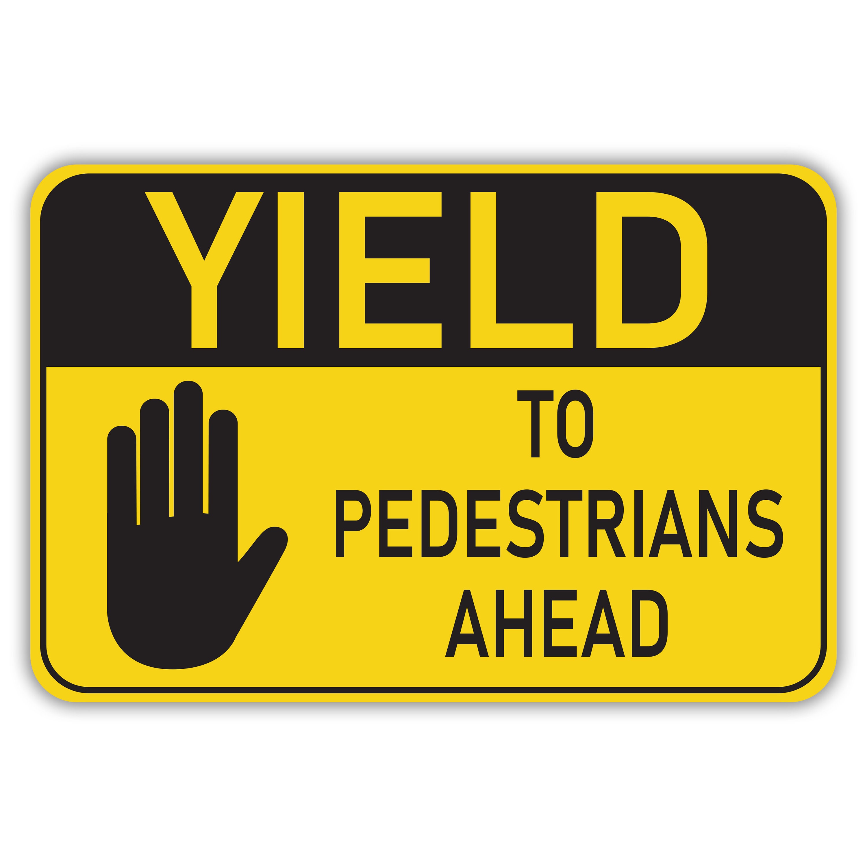 Yield Ahead Sign