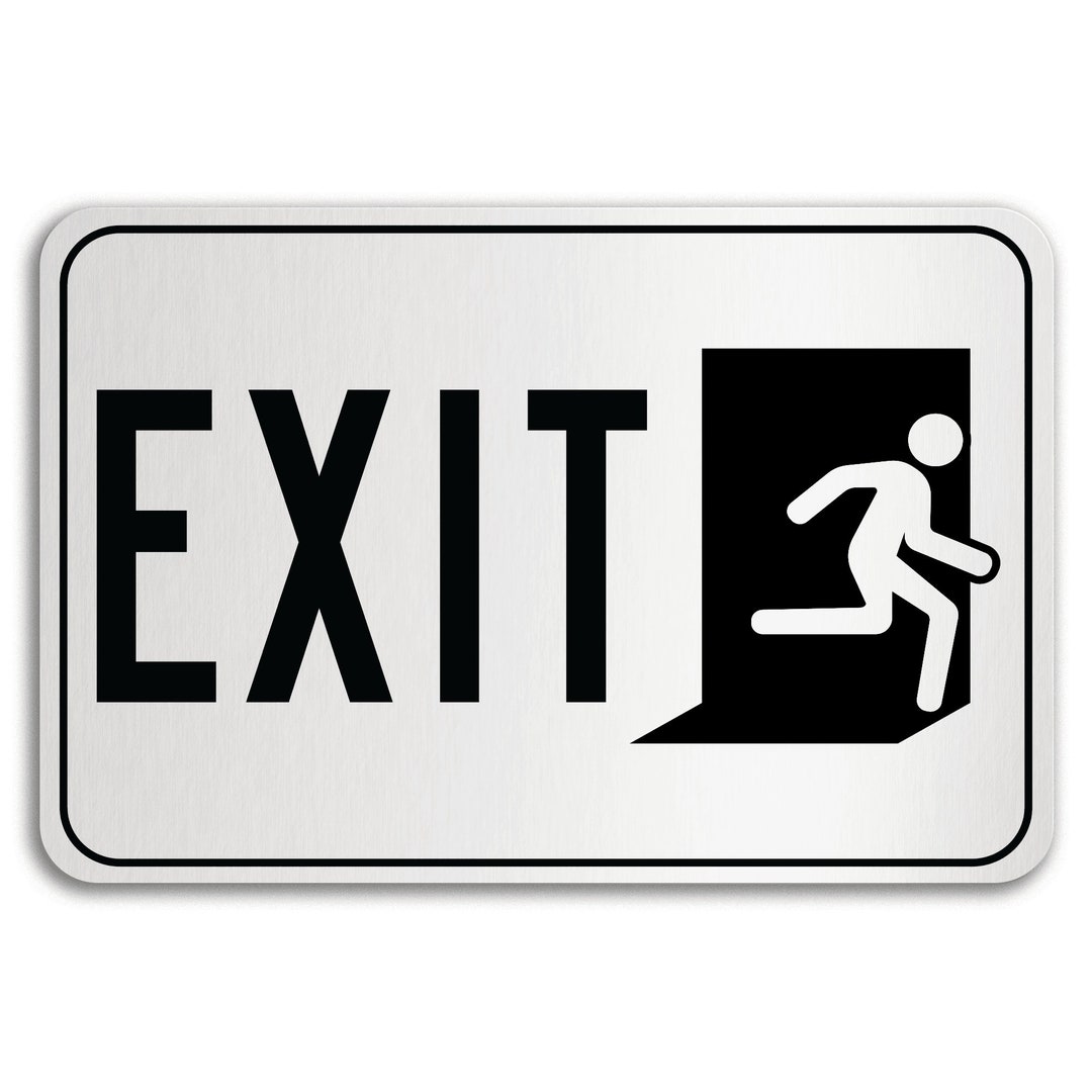 Exit Sign - Etsy