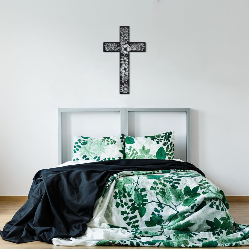 Christian Cross Sign Metal Cross Sign Metal Christian Sign - Etsy
