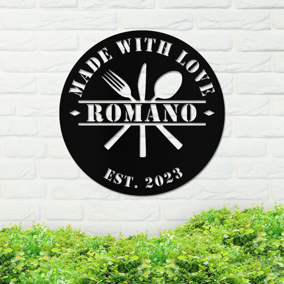 Metal Kitchen Sign, Metal Bar Sign, Custom Metal Sign, Home Decor Sign ...