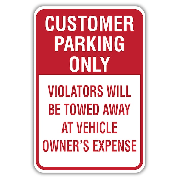Customer Parking Only Sign - Etsy